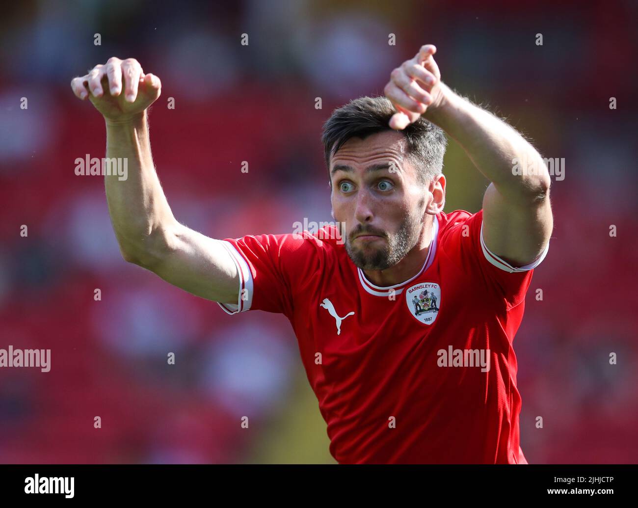 Barnsley's Conor McCarthy during a pre-season friendly match at Oakwell ...