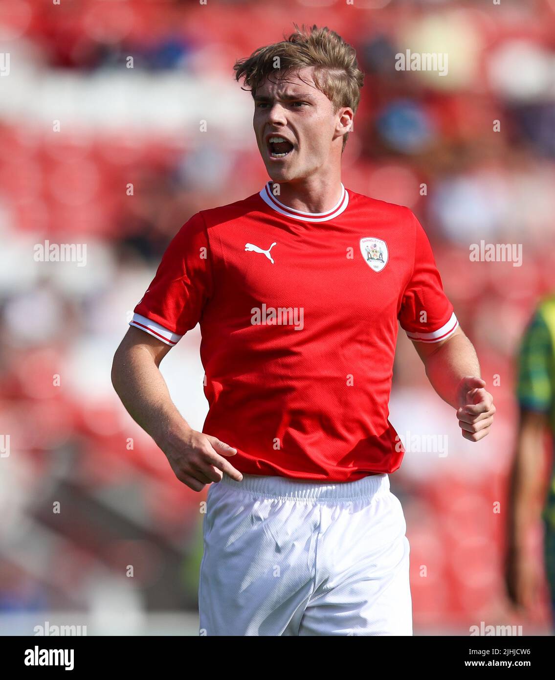 Barnsley's Luca Connell during a pre-season friendly match at Oakwell ...
