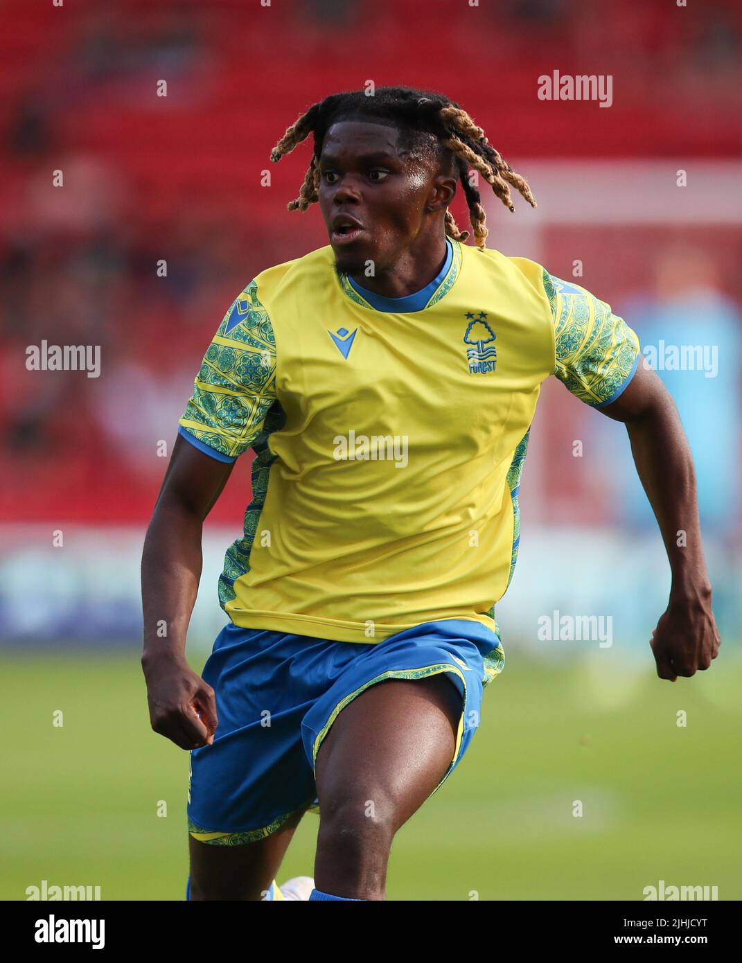 Nottingham Forest's Alex Mighten during a pre-season friendly match at ...