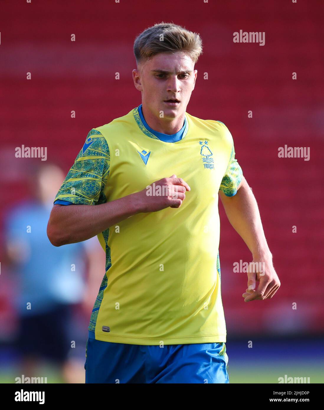 Nottingham Forest's Billy Fewster during a pre-season friendly match at ...