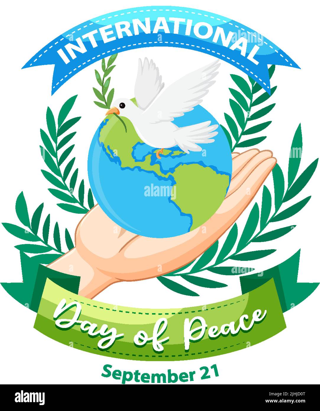 International Day of Peace Banner Design illustration Stock Vector ...