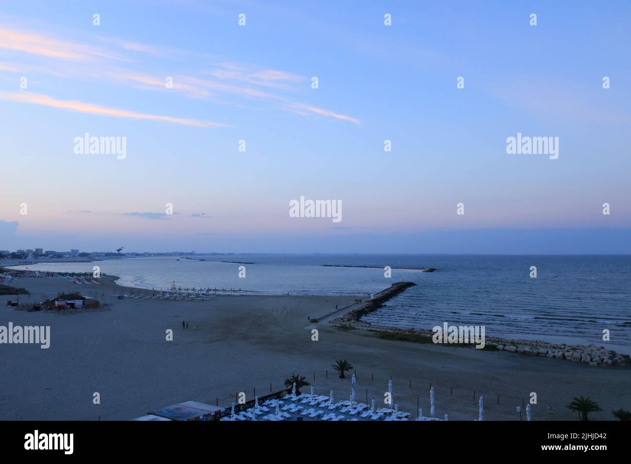 Aerial view of Constanta/Mamaia, popular tourist place and resort on ...