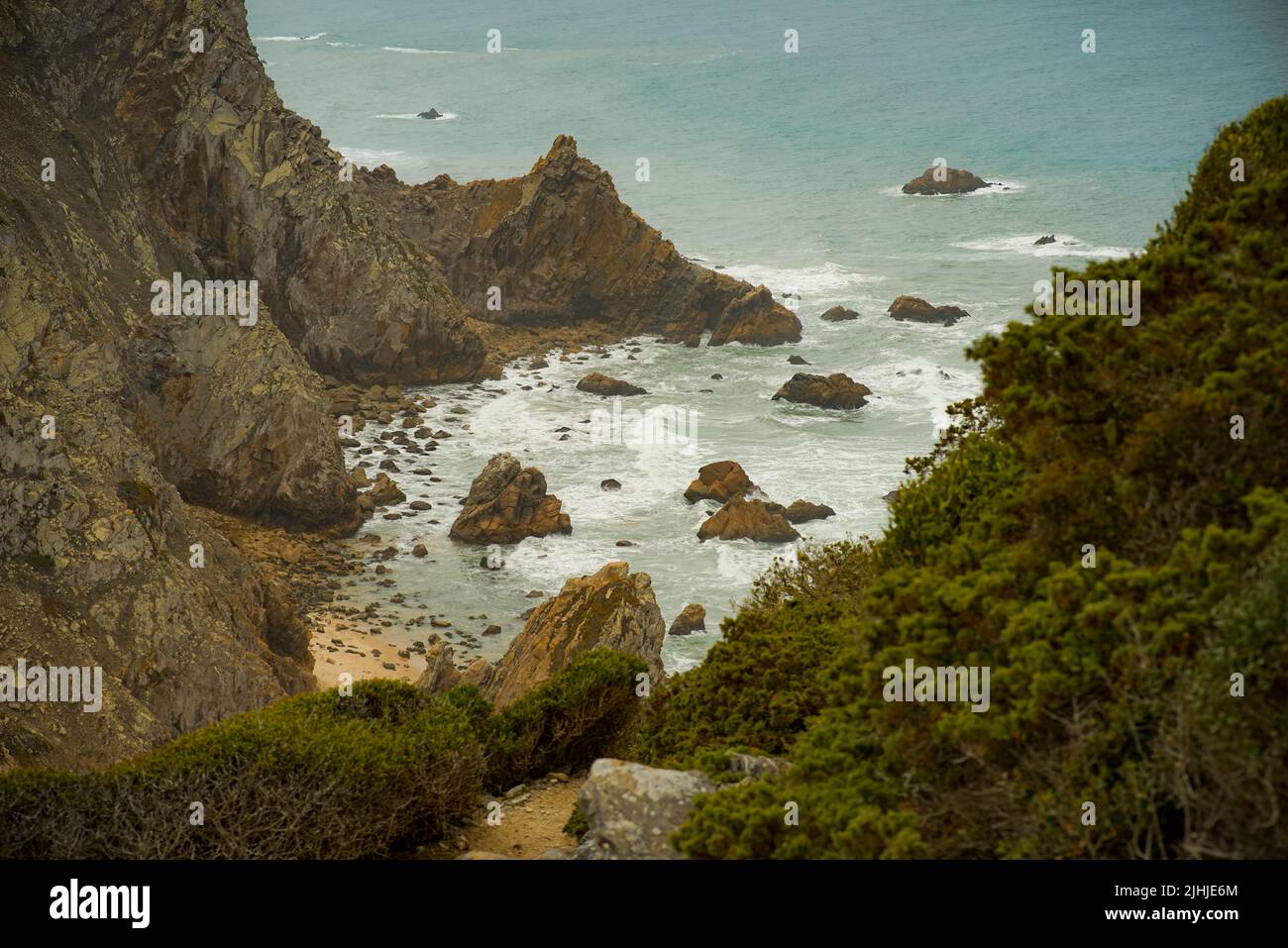 Cabo da roca view Stock Photo - Alamy