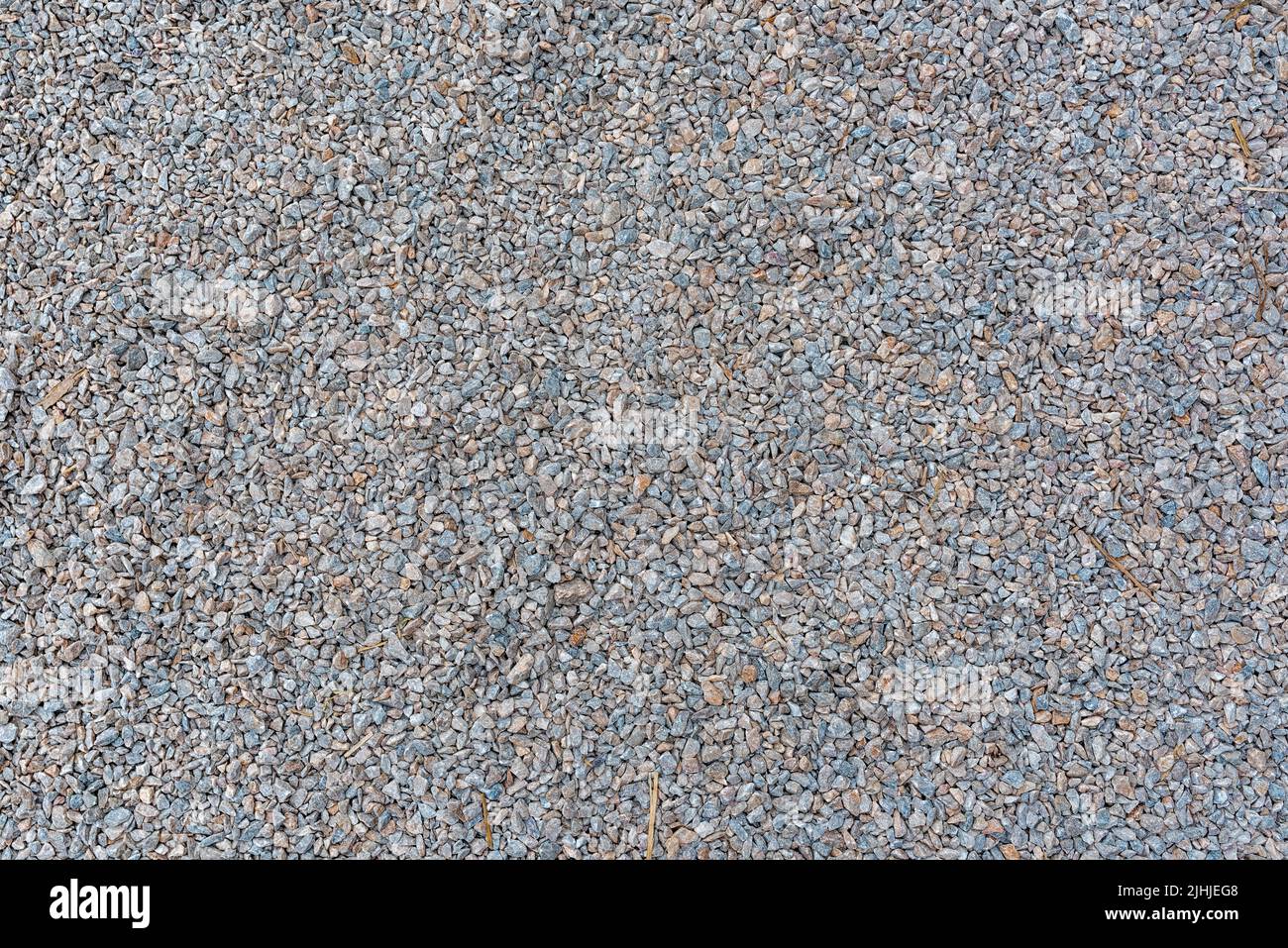 Texture of gravel stone used for farm driveway surface as background ...