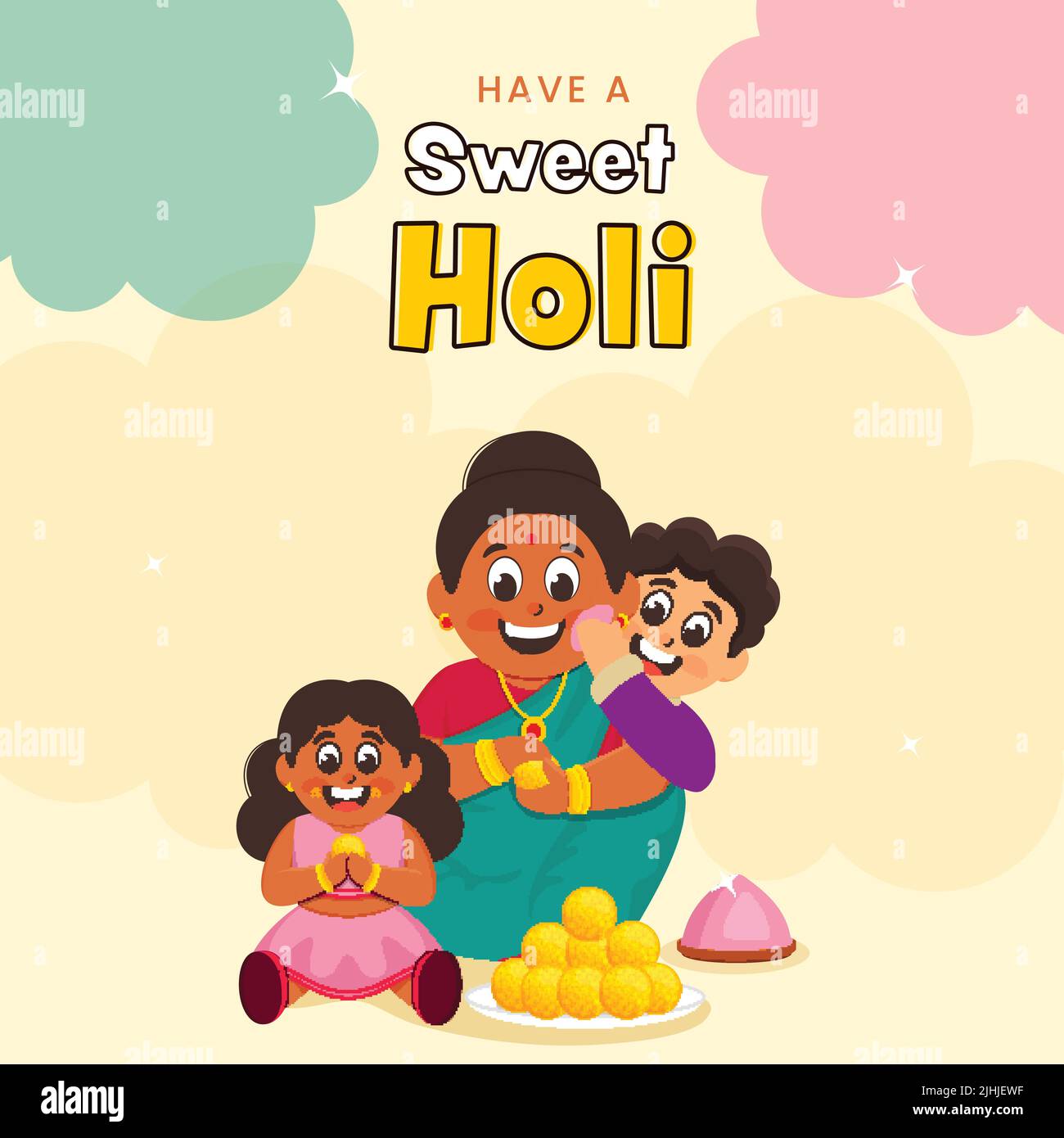 Indian boy eating Stock Vector Images - Alamy