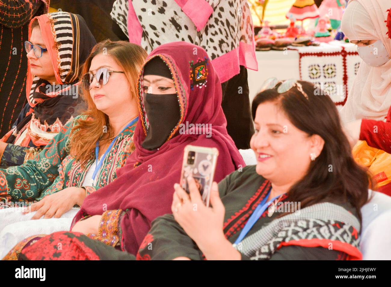 Quetta, Pakistan. JUly 02-03 2022: representative of INGOs ...