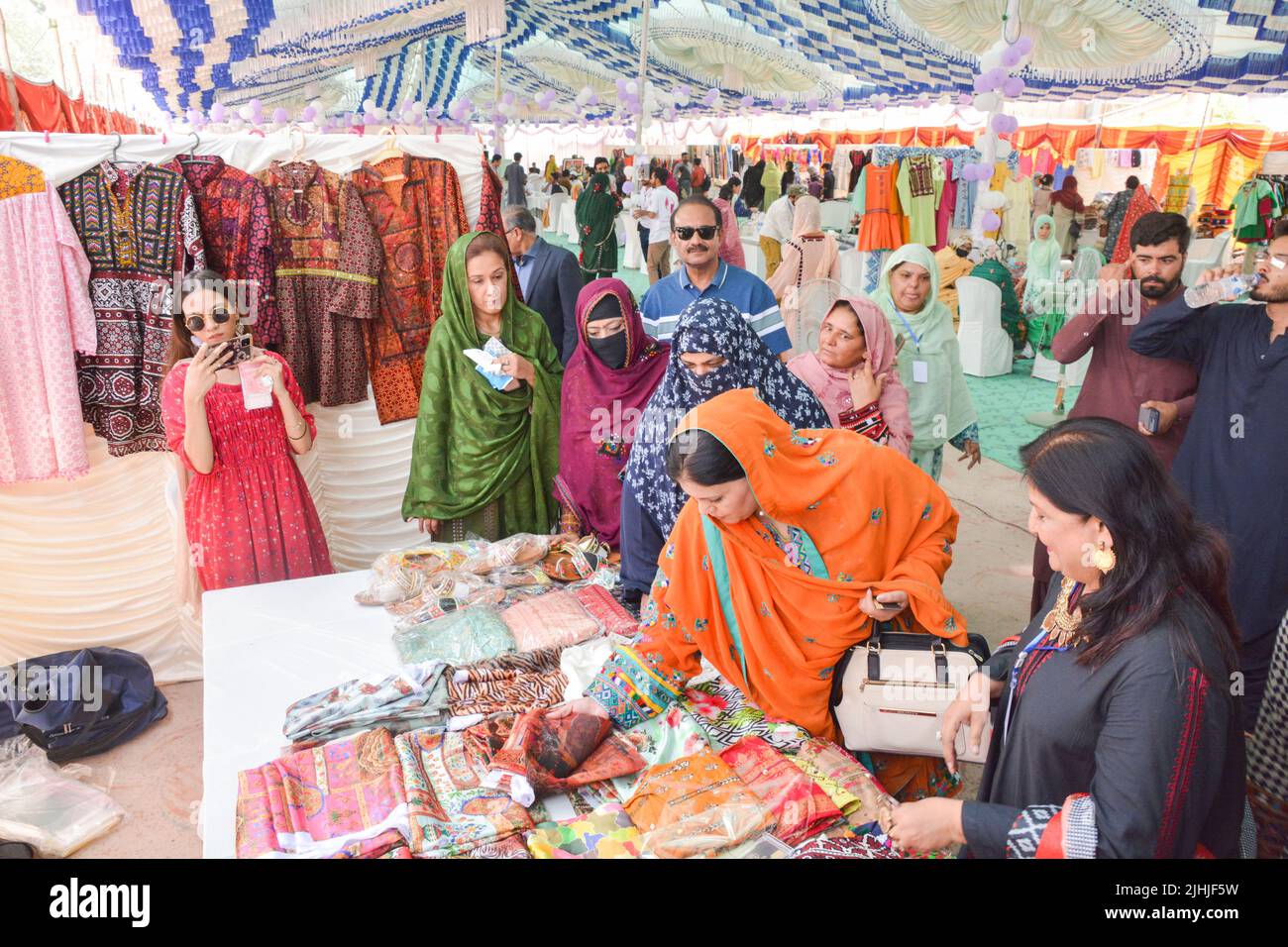 Quetta, Pakistan. JUly 02-03 2022: provincial minister Dr. Rubaba ...