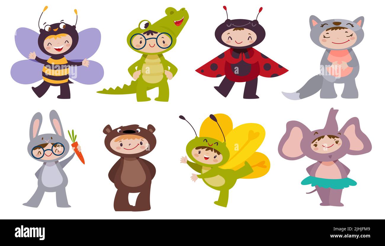 Children fun on carnival Stock Vector Images - Alamy