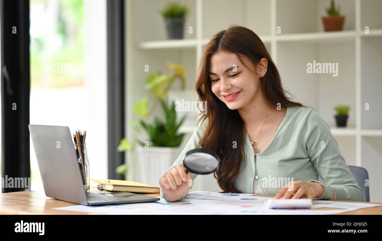 Auditor examining business fraud hi-res stock photography and images ...