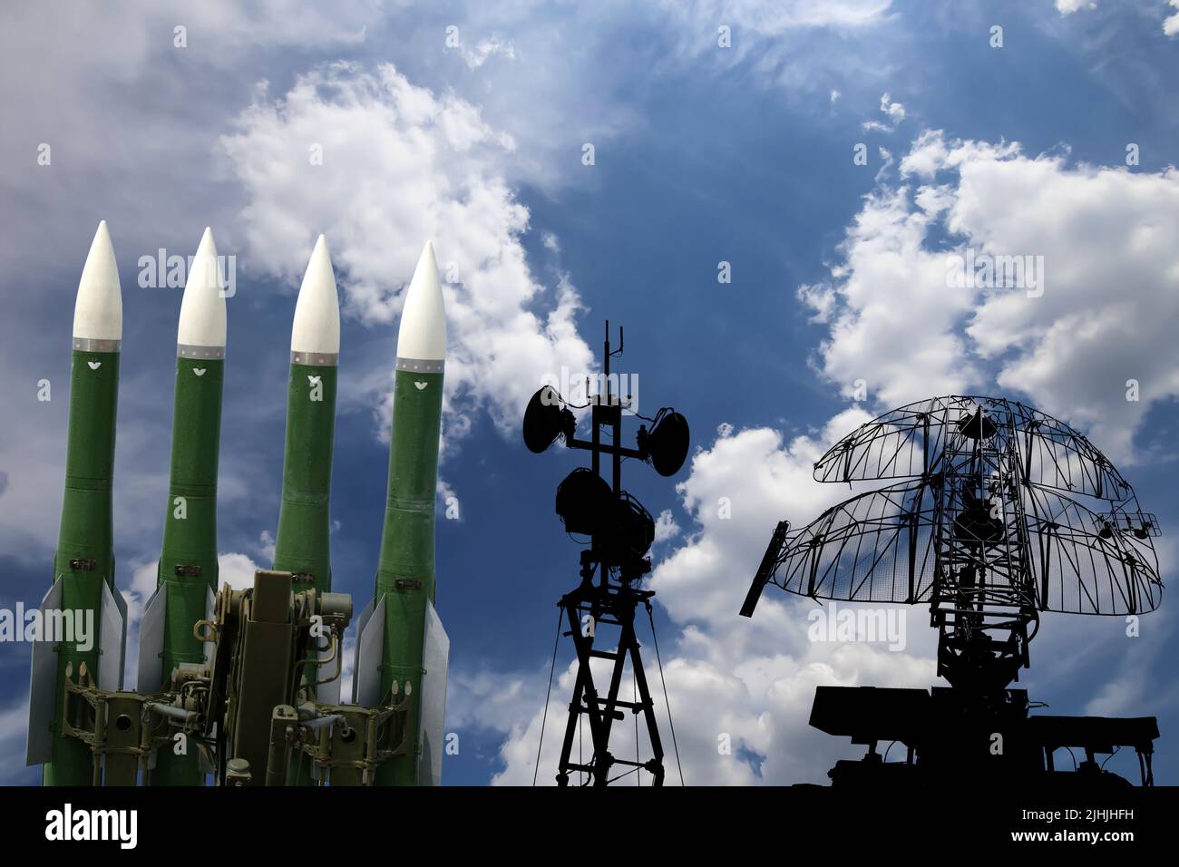 Air defense radars of military mobile anti aircraft systems and modern ...