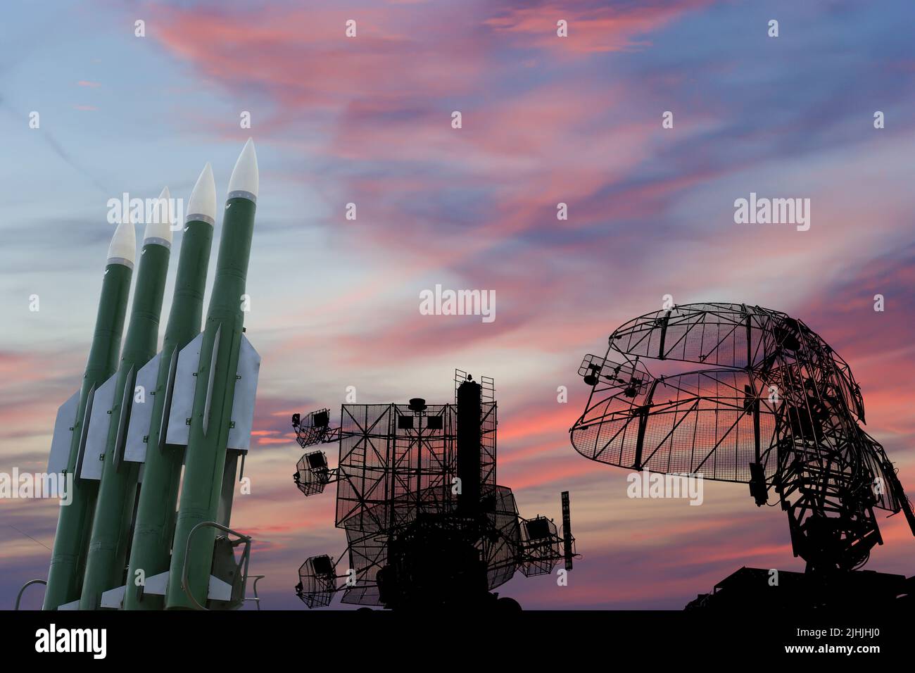 Air defense radars of military mobile anti aircraft systems and modern ...