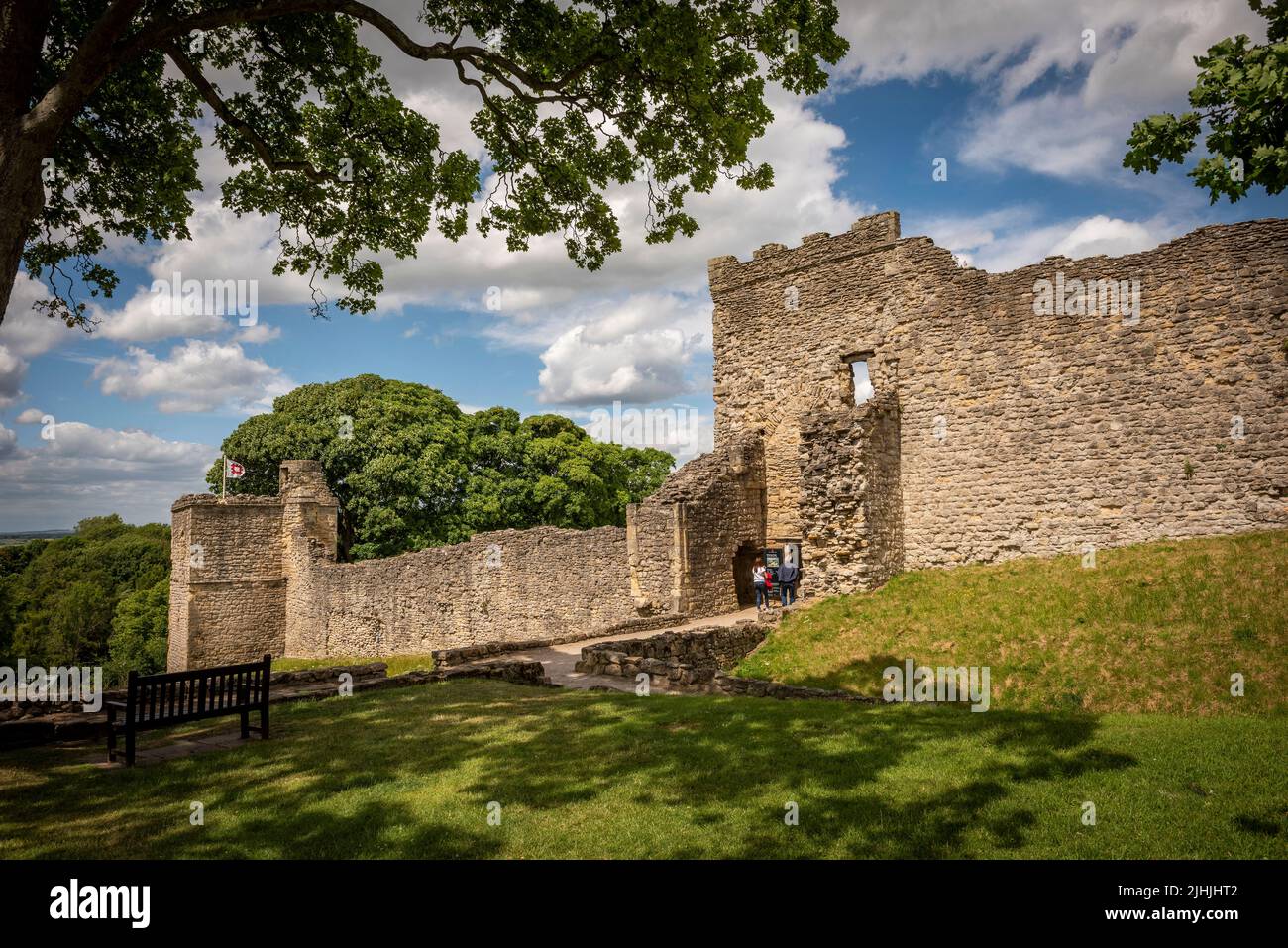 Pickering Castle in North Yorkshire, UK Stock Photo - Alamy