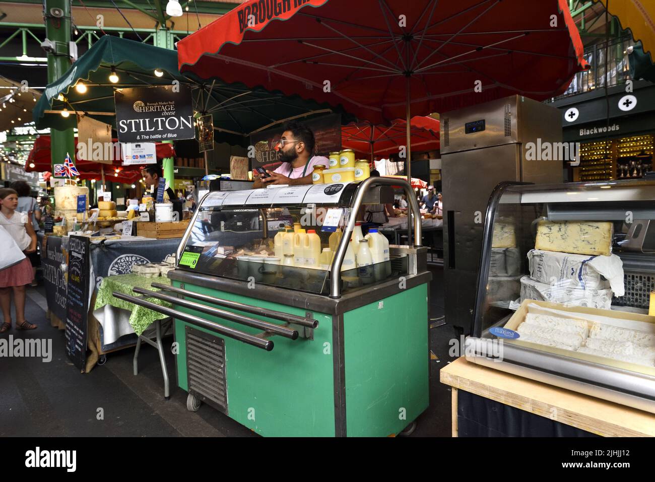Borough market cheese stall hi-res stock photography and images - Alamy