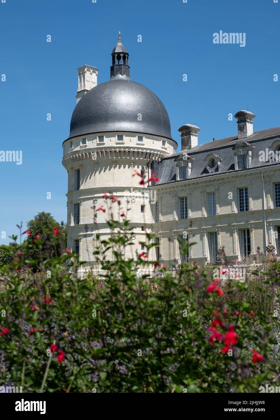 Château de Valençay in the Loire Valley, central France. Photographed ...