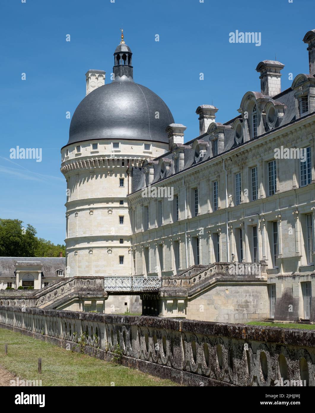 Château de Valençay in the Loire Valley, central France. Photographed ...
