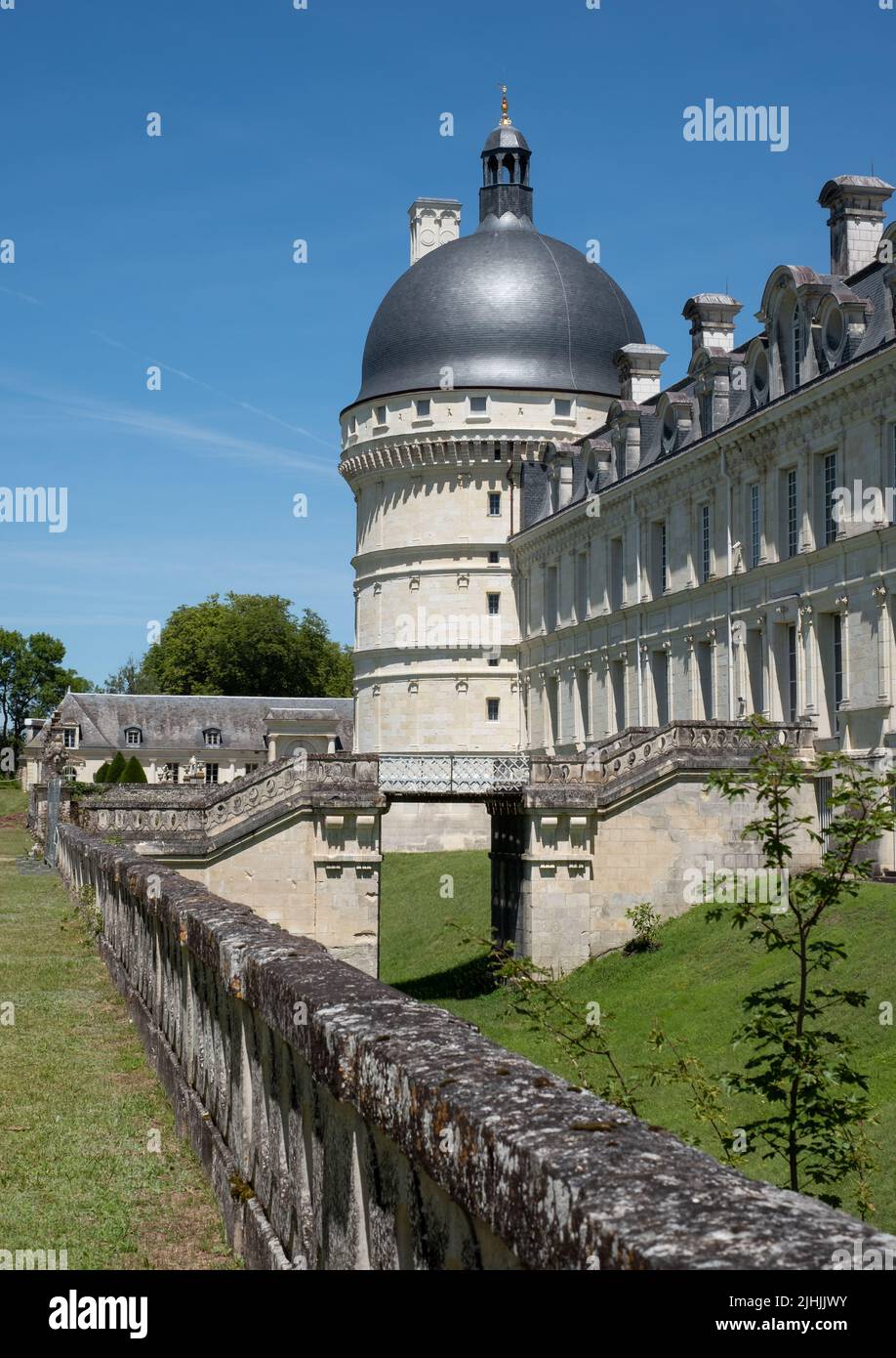 Château de Valençay in the Loire Valley, central France. Photographed ...