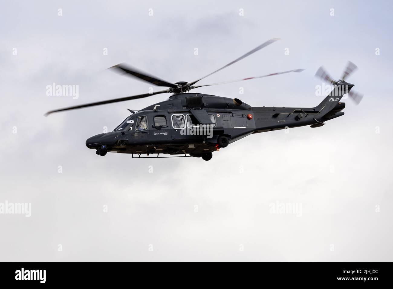 Leonardo AW149 airborne at RIAT 2022 Stock Photo - Alamy