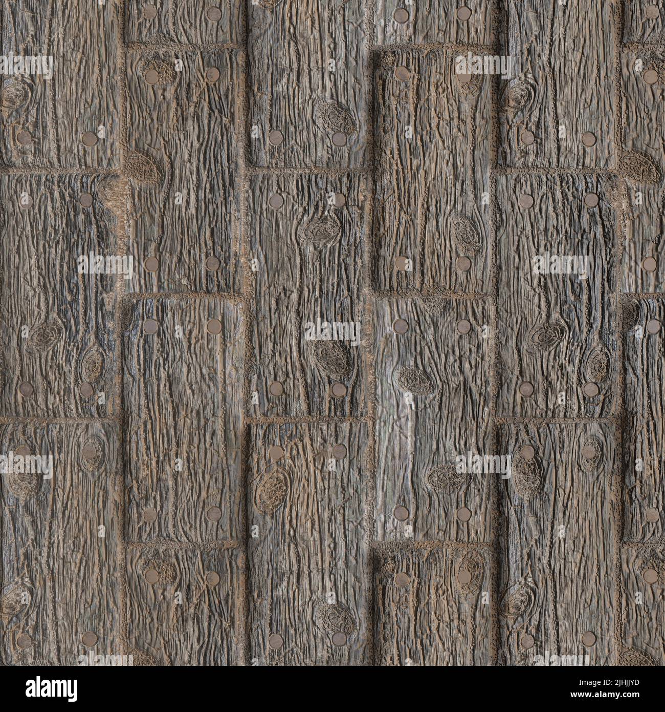 3D Realistic corroded scratched wood planks rendered texture background ...