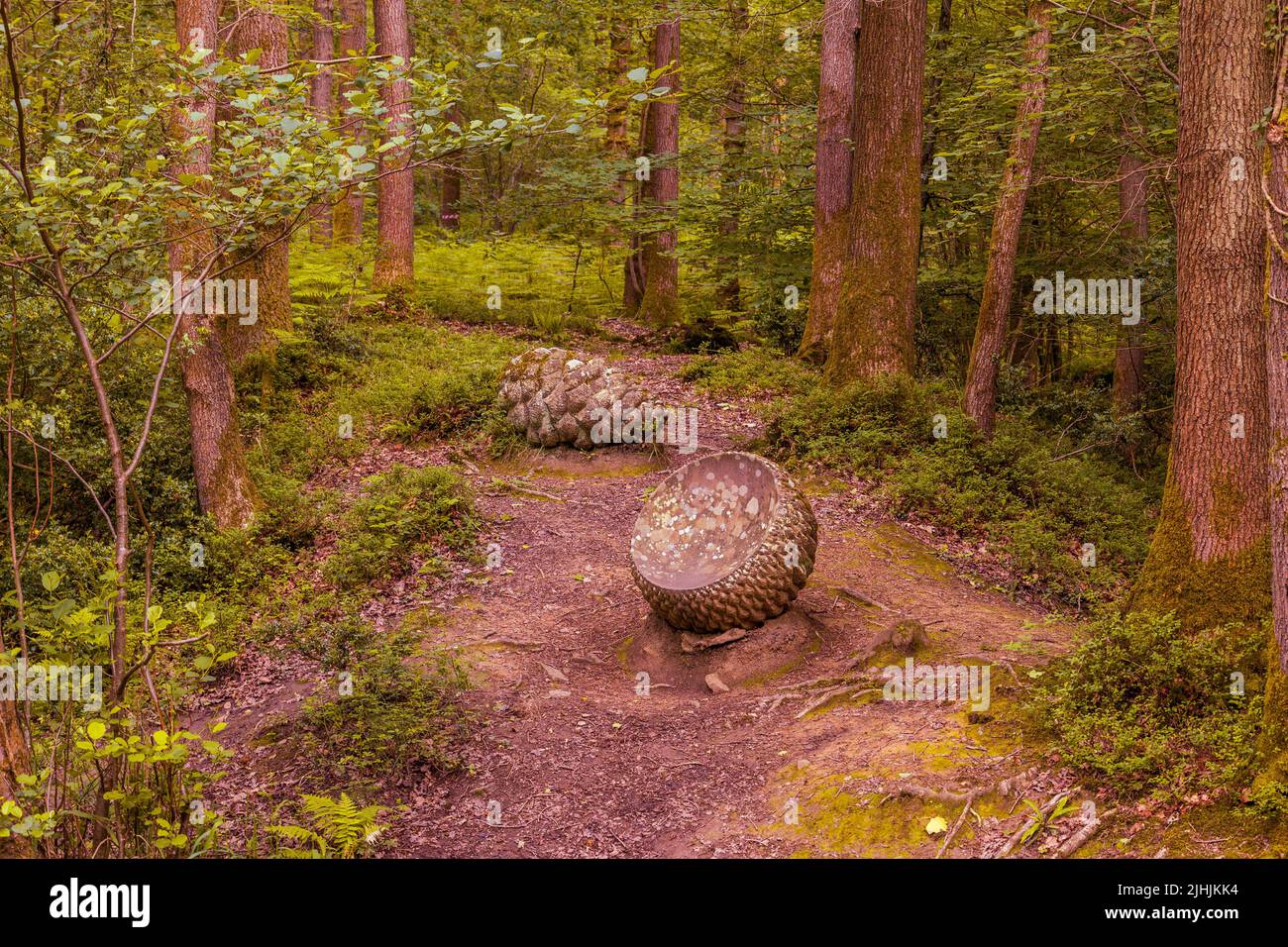 "Cone and Vessel" by Peter Ransdall-Page, Forest of Dean Sculpture ...