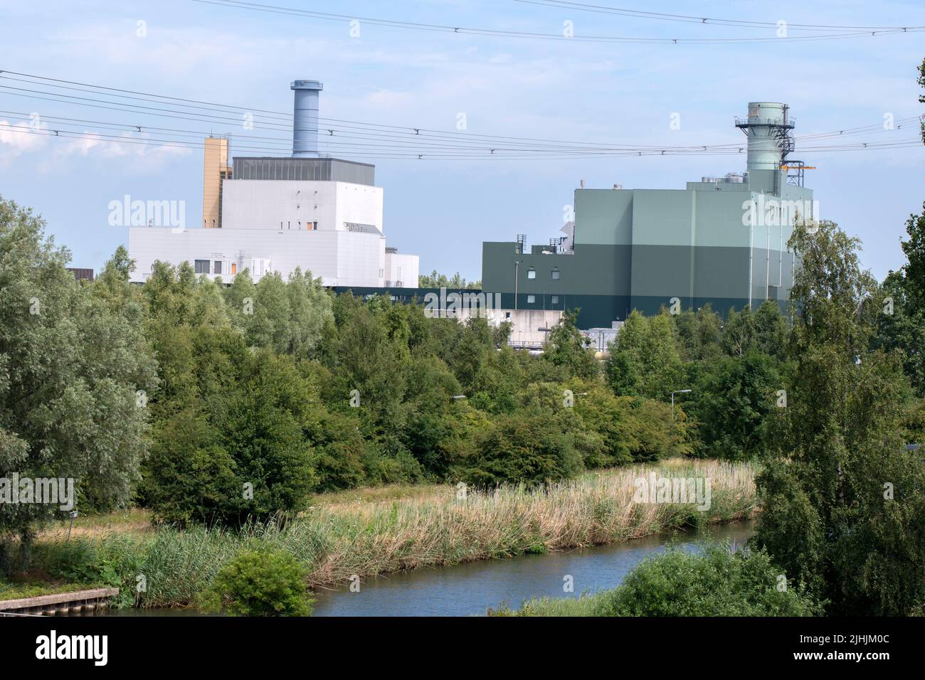 Vattenfall Power Plant At Diemen The Netherlands 13-7-2022 Stock Photo ...