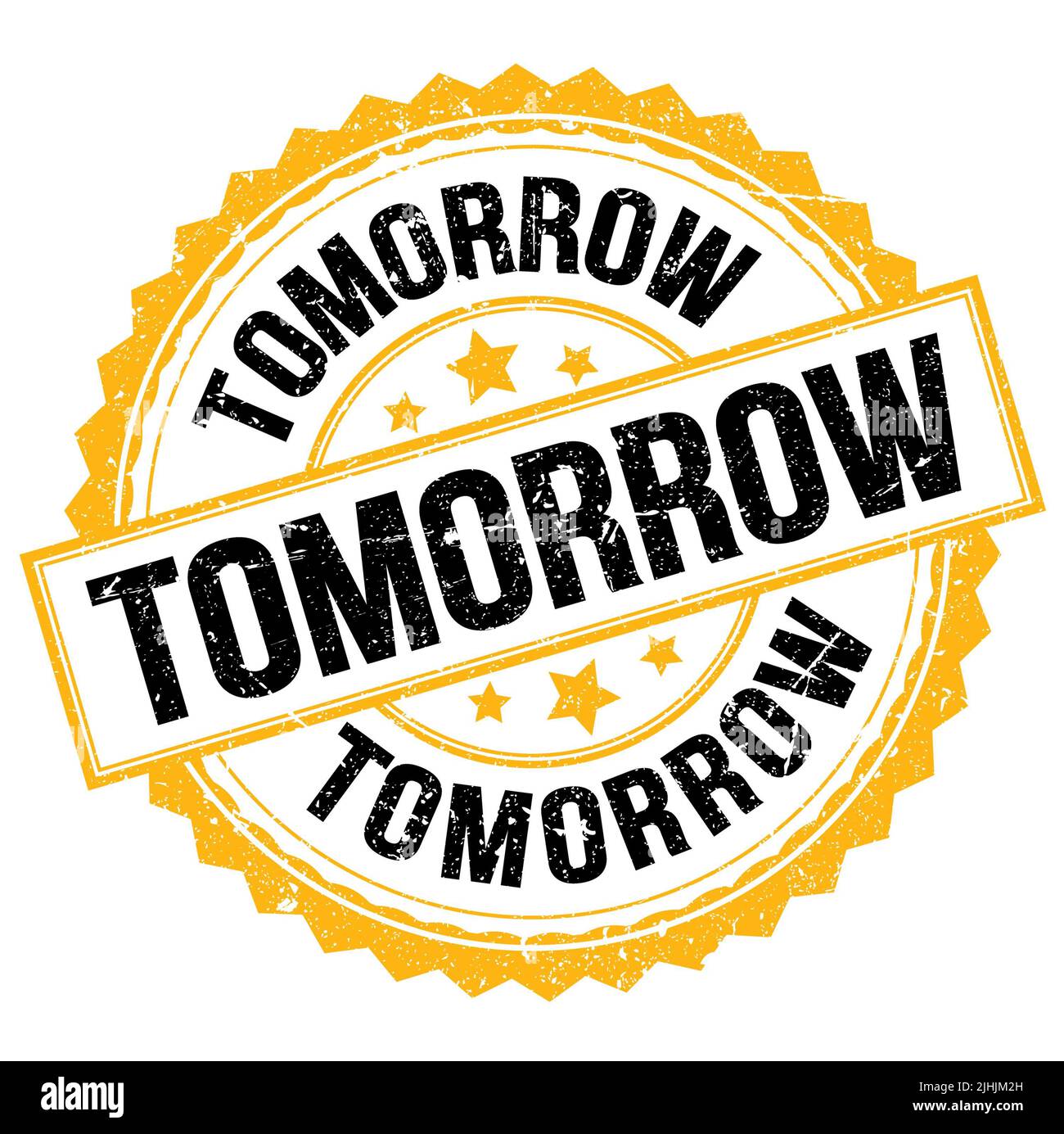 Tomorrow stamp Cut Out Stock Images & Pictures - Alamy
