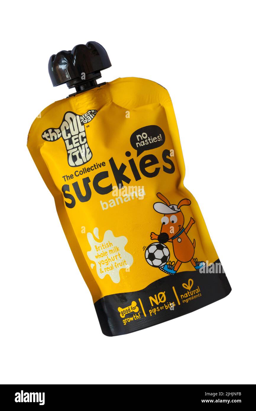 the collective suckies banana British whole milk yoghurt & real fruit ...