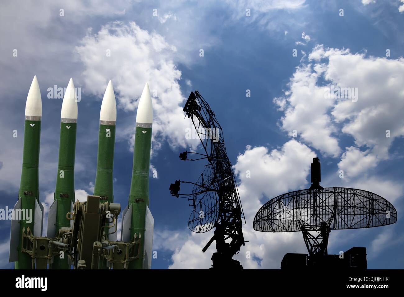 Air defense radars of military mobile anti aircraft systems and modern ...