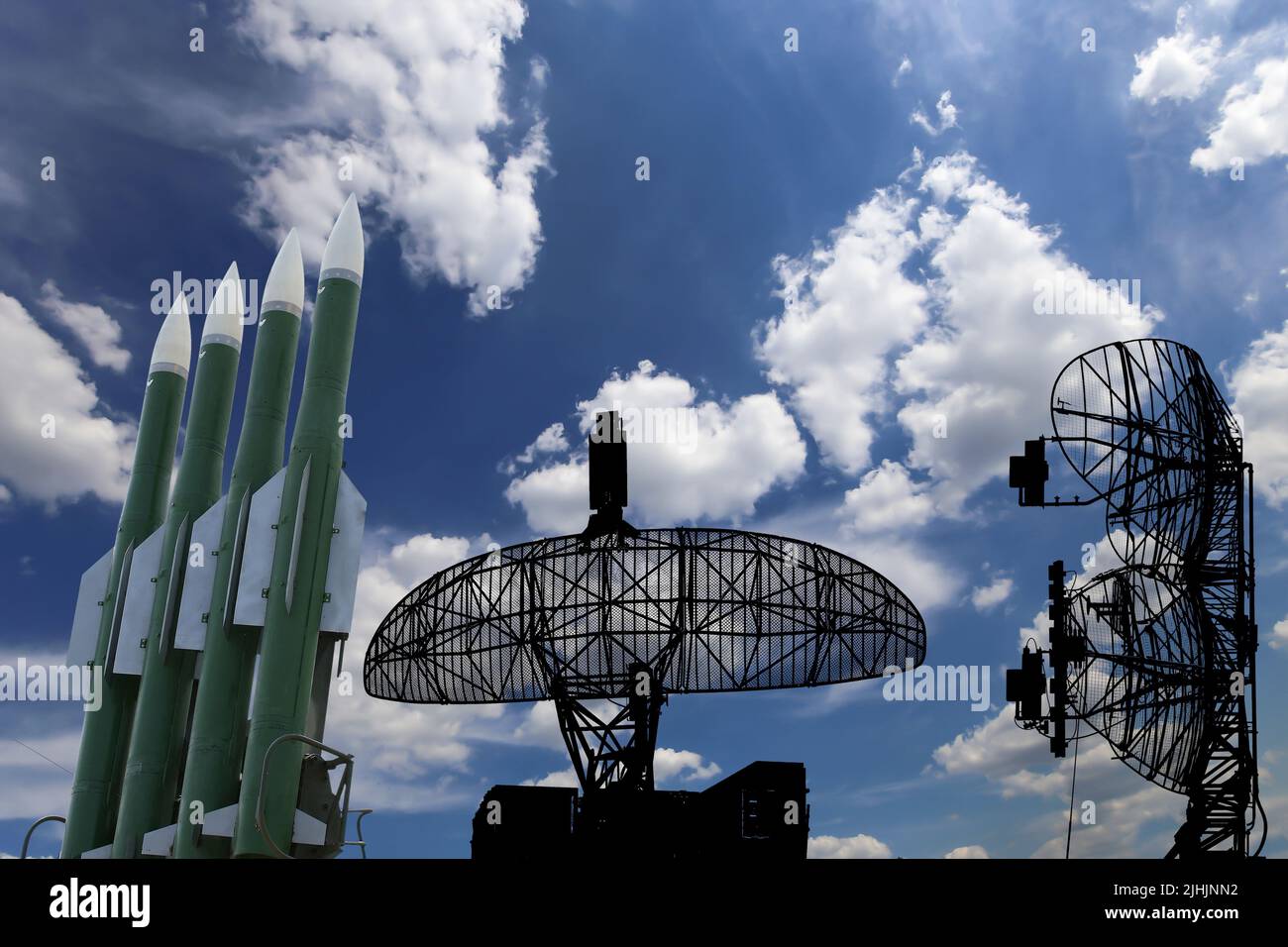 Air defense radars of military mobile anti aircraft systems and modern ...