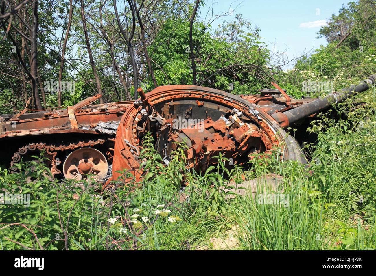 Blown up tank hi-res stock photography and images - Alamy