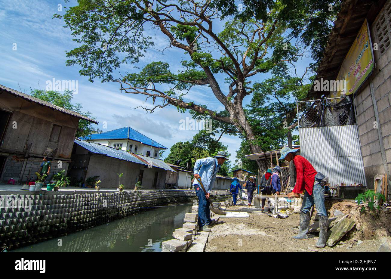 Khlong mae kha canal project hi-res stock photography and images - Alamy