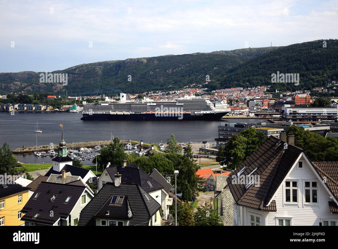 "Rotterdam" Cruise Liner, Bergen, Norway Stock Photo - Alamy