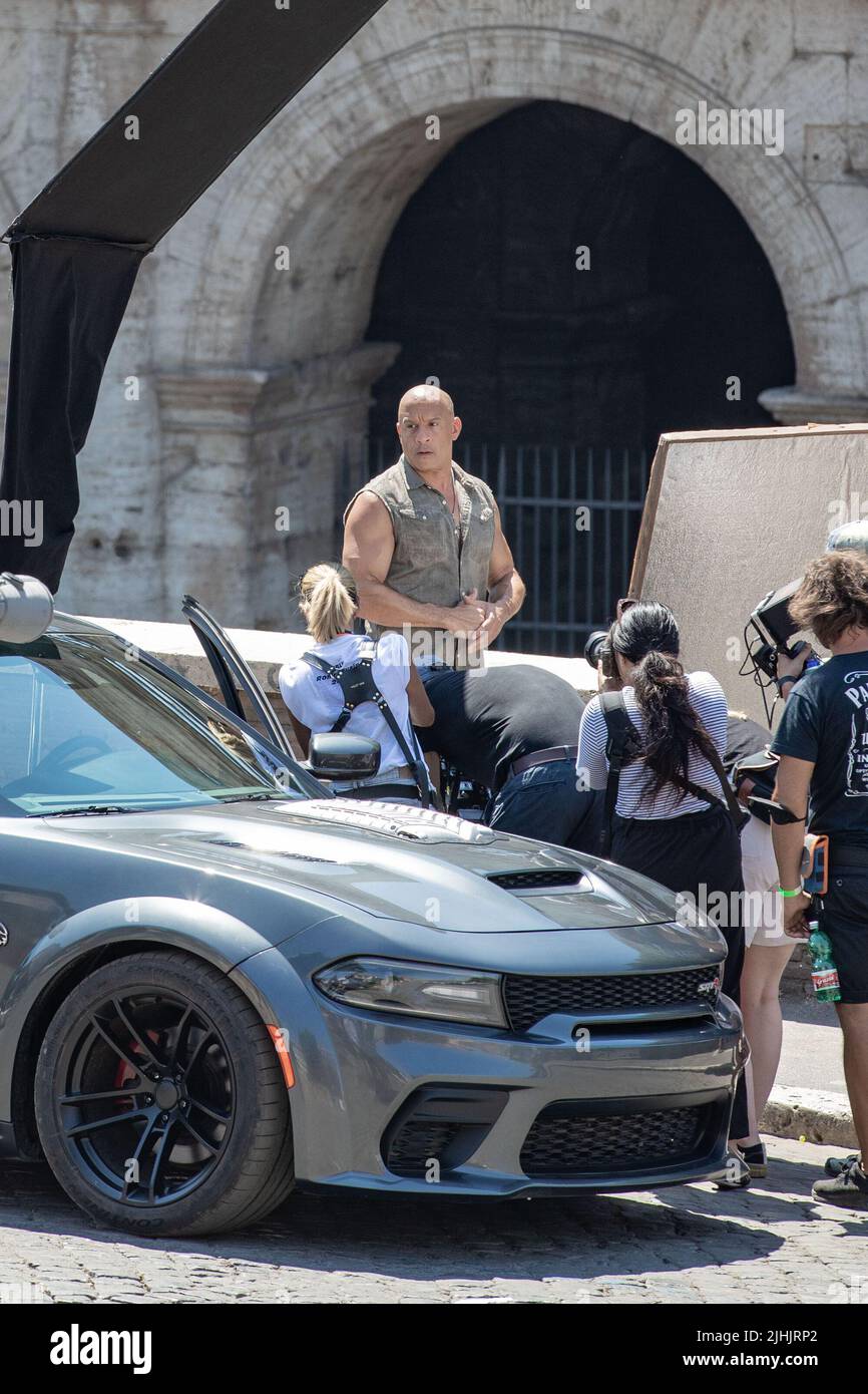 ** NO WEB AND NEWSPAPERS ONLY FOR ITALY ** Rome, Vin Diesel at the ...