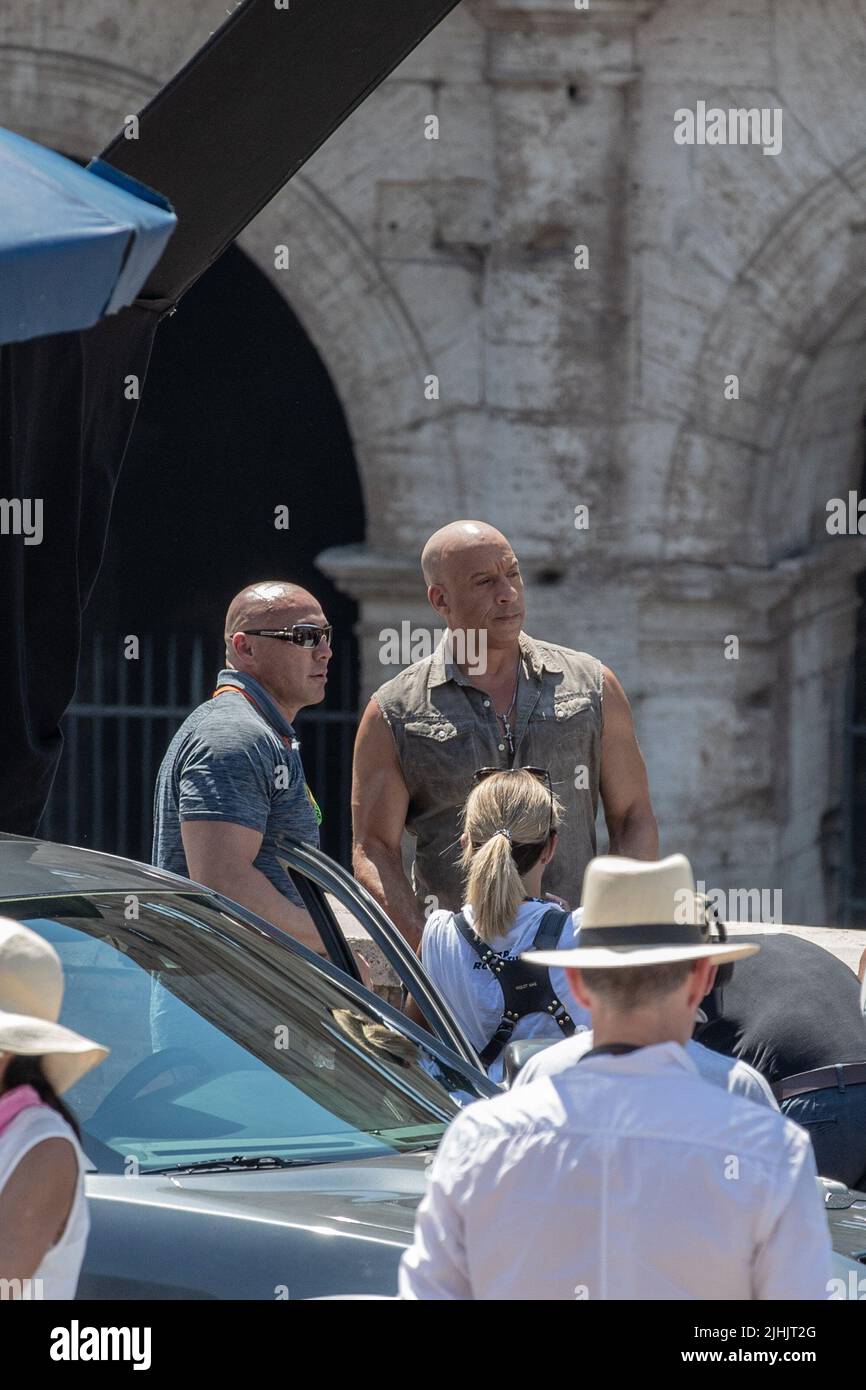 ** NO WEB AND NEWSPAPERS ONLY FOR ITALY ** Rome, Vin Diesel at the ...