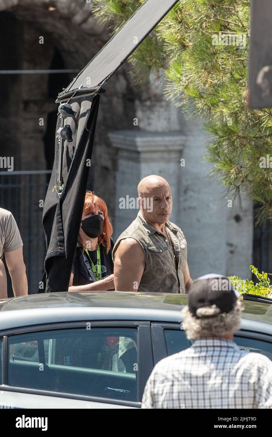 ** NO WEB AND NEWSPAPERS ONLY FOR ITALY ** Rome, Vin Diesel at the ...