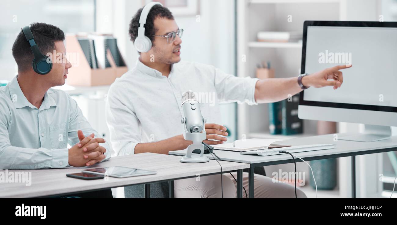 Our listeners are streaming in from all these countries. two young men ...