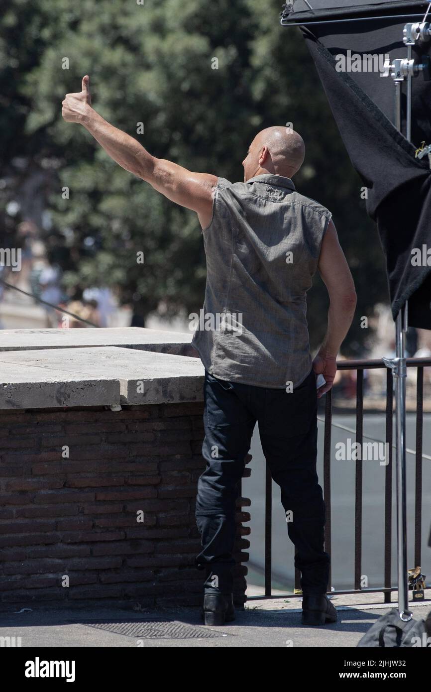 ** NO WEB AND NEWSPAPERS ONLY FOR ITALY ** Rome, Vin Diesel at the ...
