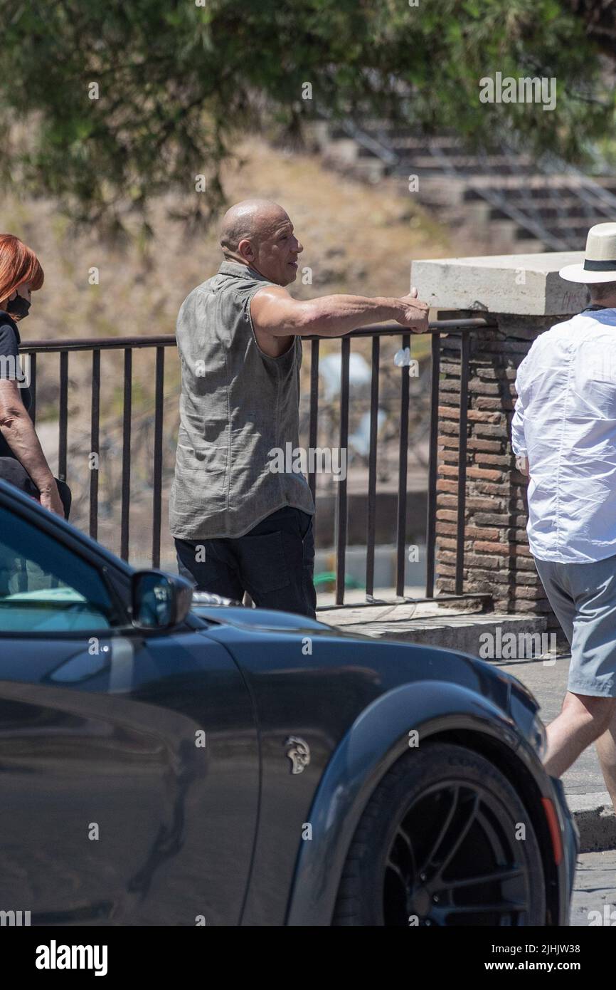 ** NO WEB AND NEWSPAPERS ONLY FOR ITALY ** Rome, Vin Diesel at the ...