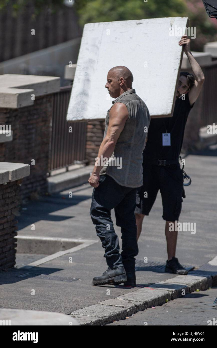 ** NO WEB AND NEWSPAPERS ONLY FOR ITALY ** Rome, Vin Diesel at the ...