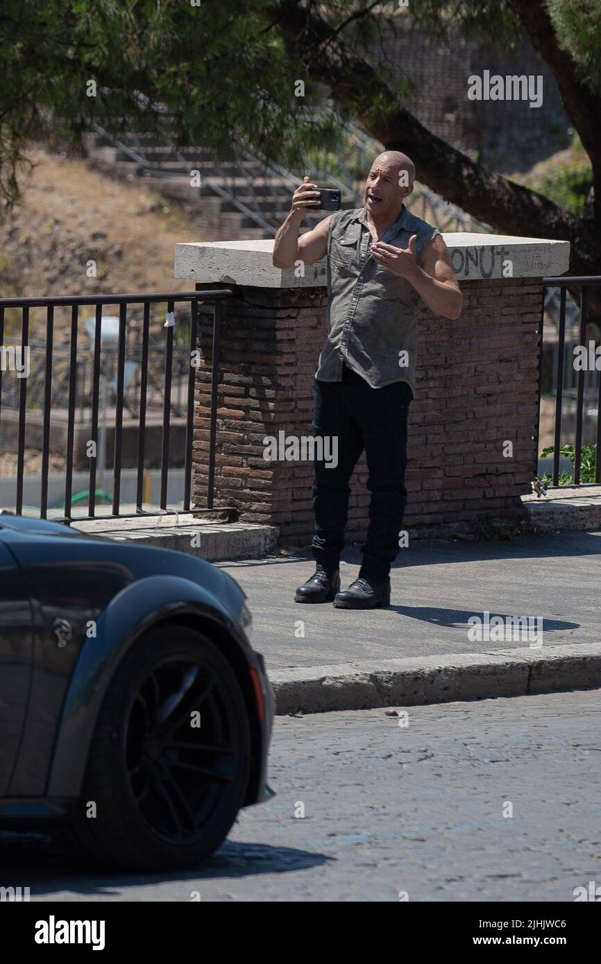 ** NO WEB AND NEWSPAPERS ONLY FOR ITALY ** Rome, Vin Diesel at the ...