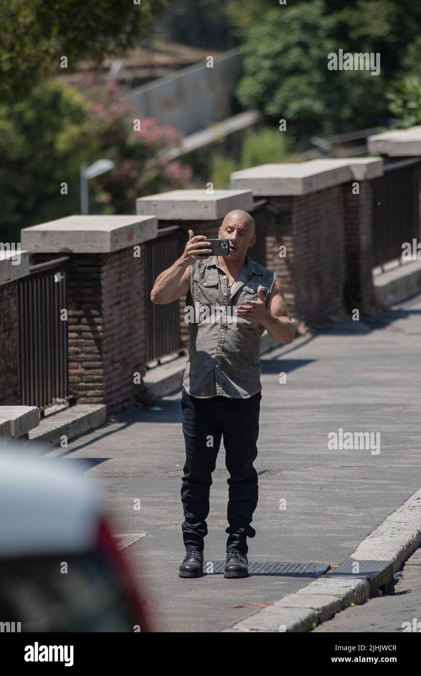 ** NO WEB AND NEWSPAPERS ONLY FOR ITALY ** Rome, Vin Diesel at the ...