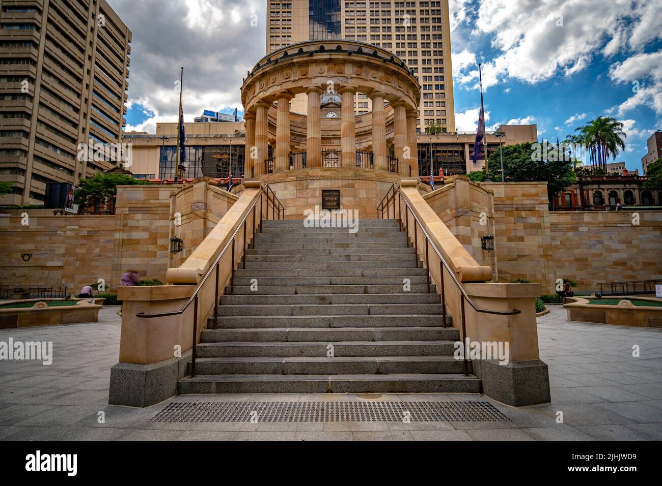 Brisbane, Australia - Anzac Square Memorial in the city centre Stock ...