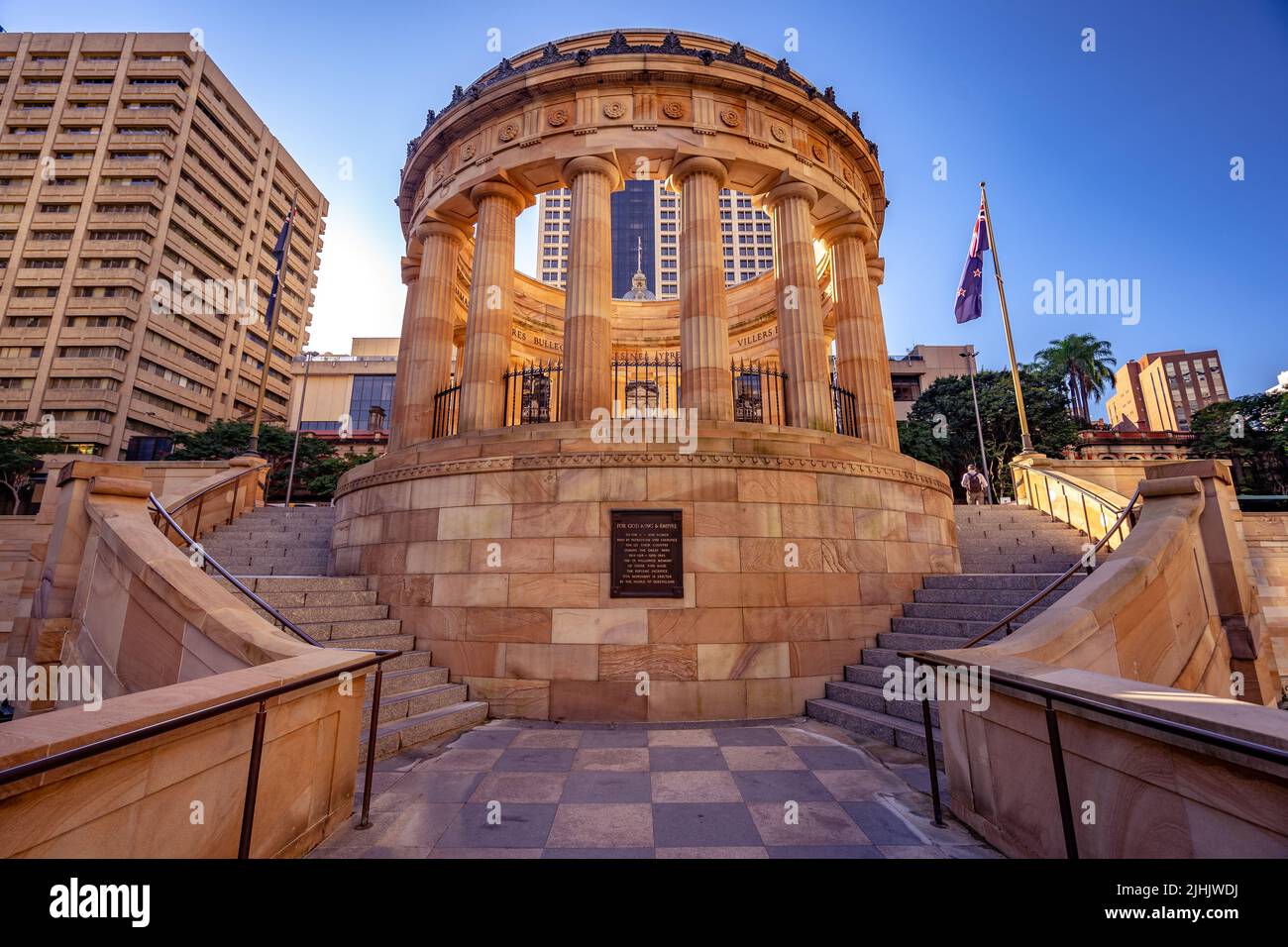 Brisbane, Australia - Anzac Square Memorial in the city centre Stock ...