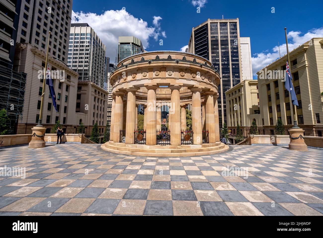 Brisbane, Australia - Anzac Square Memorial in the city centre Stock ...