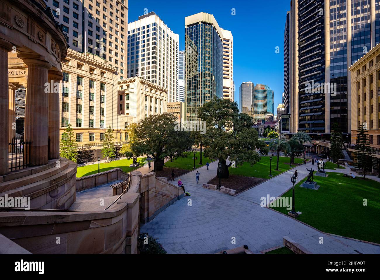 Brisbane, Australia - Anzac Square Memorial in the city centre Stock ...