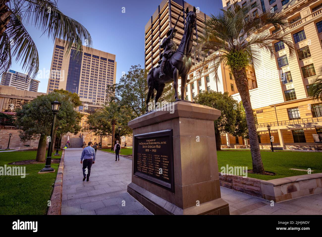 Brisbane, Australia - South African War Memorial at the Anzac Square ...