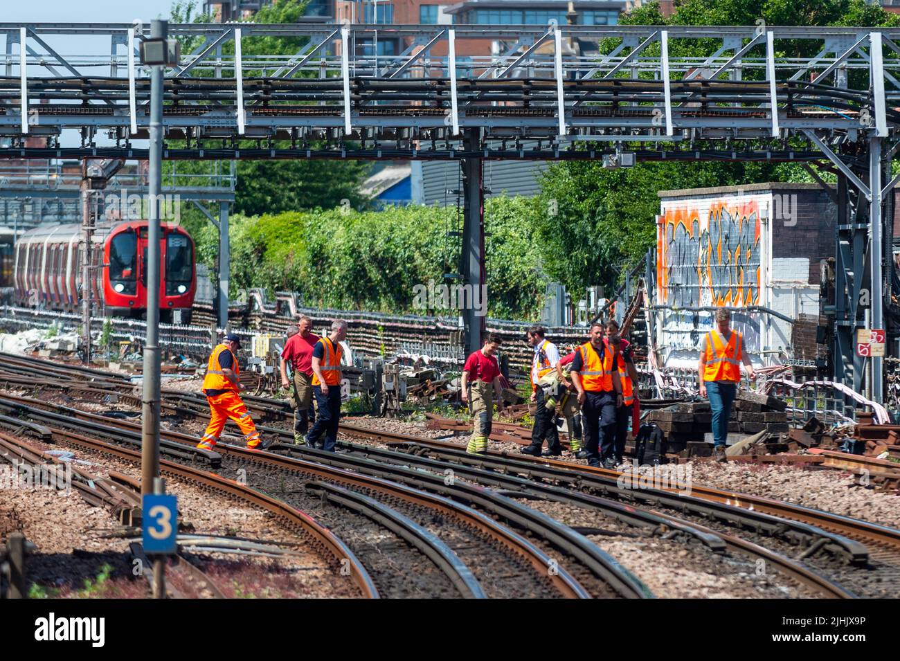 Uk heatwave 2022 railway hi-res stock photography and images - Alamy
