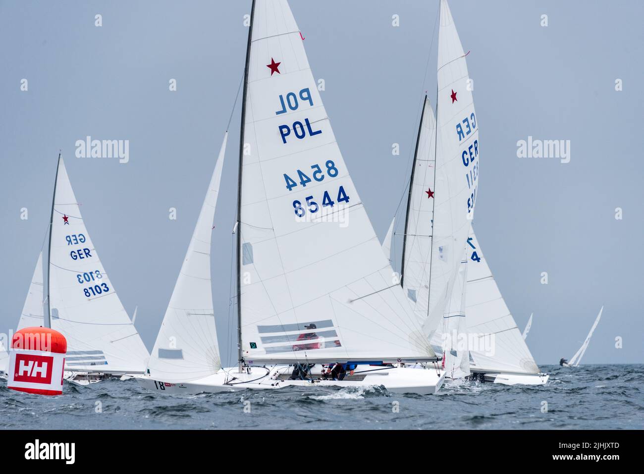 Kiel, Germany, Sept. 2021 World Championships Star Boat at the Kiel ...
