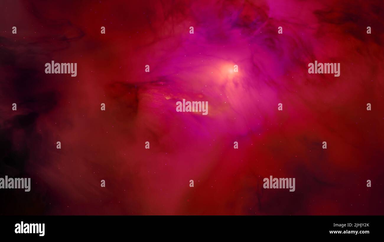 3D Rendering of Dust and Cloud Interstellar in a Universe Stock Photo ...