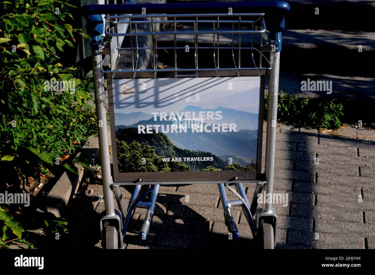 Kastrup/Copenhagen/Denmark/19 July 2022/Traveller departure from ...