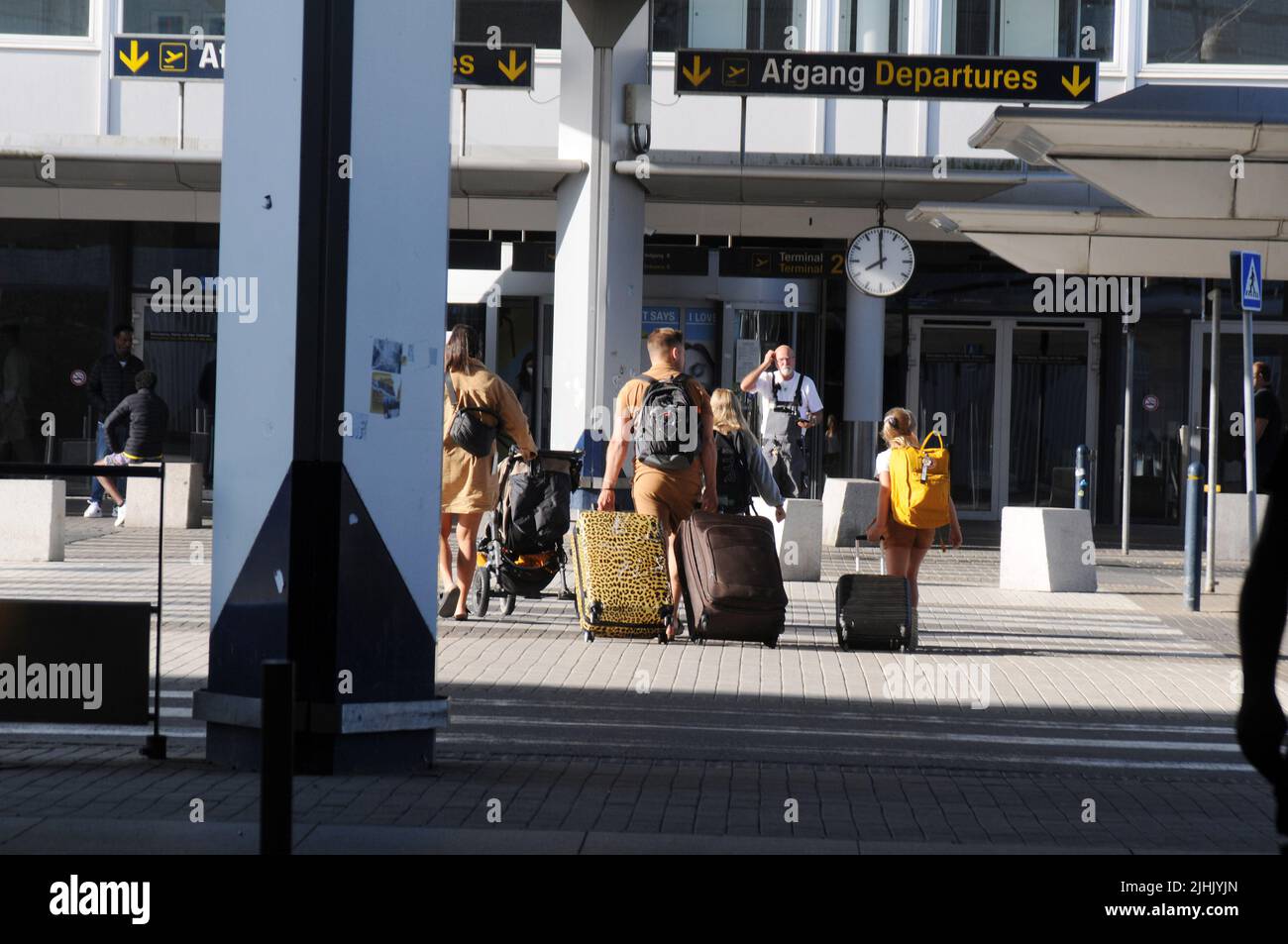 Kastrup/Copenhagen/Denmark/19 July 2022/Traveller departure from ...